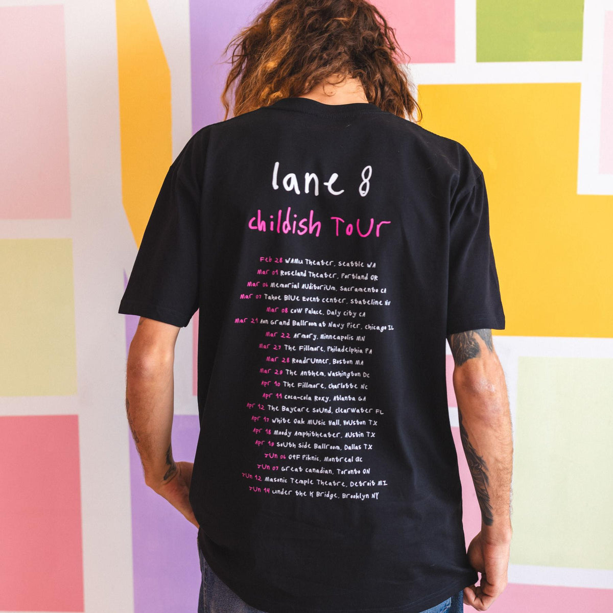 Childish Tour Tee – Lane 8 Merch