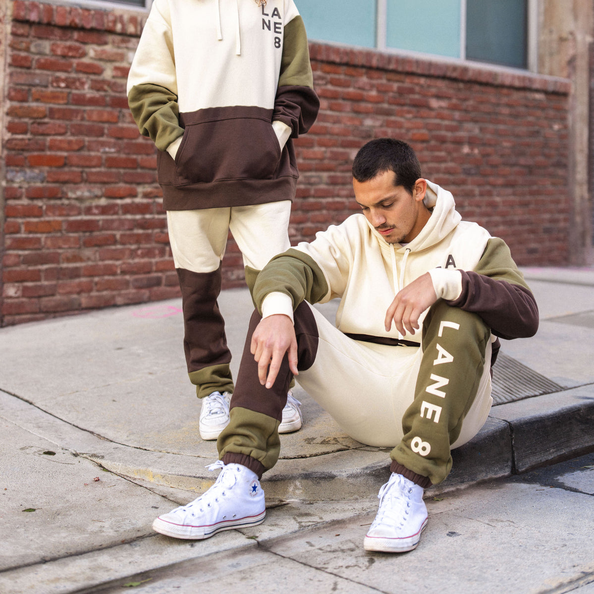Colorblock Sweatpants – Lane 8 Merch